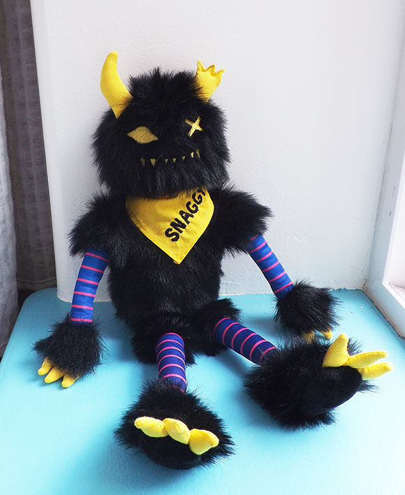 ClaireSanders.net: Snaggy Plush Toy for Meow Wolf