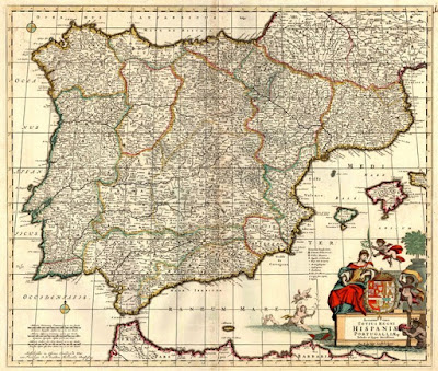 Antique Prints Blog: Historic Maps of Spain