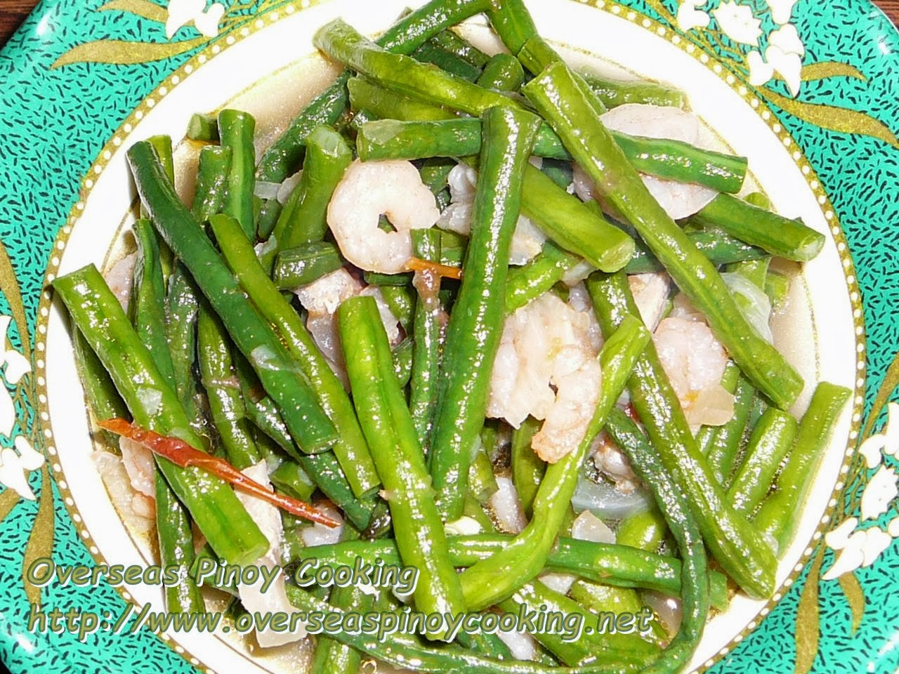 Ginisang Sitaw at Pritong Tilapia