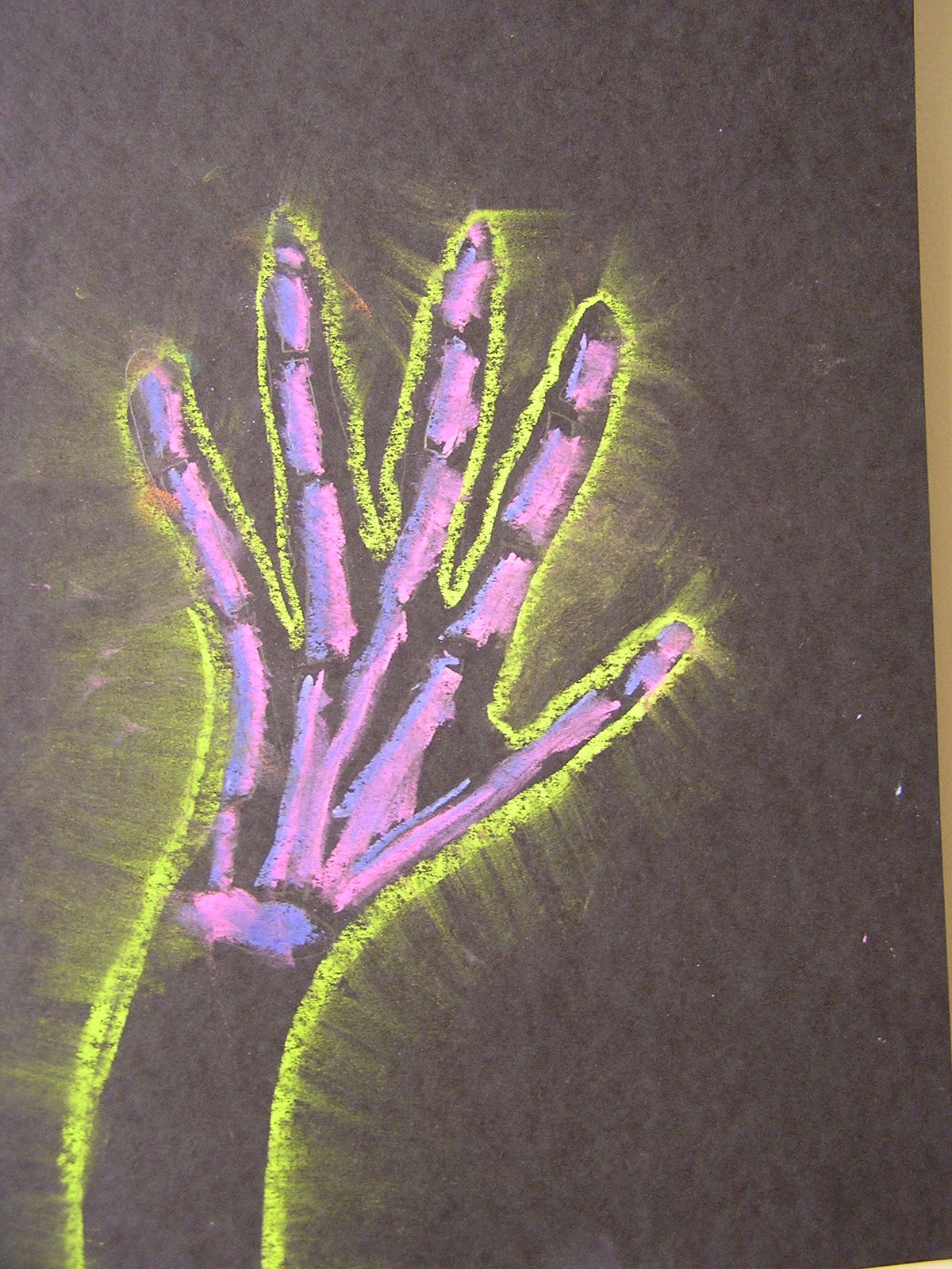 B Art Z- Elementary Art: X Ray Hands