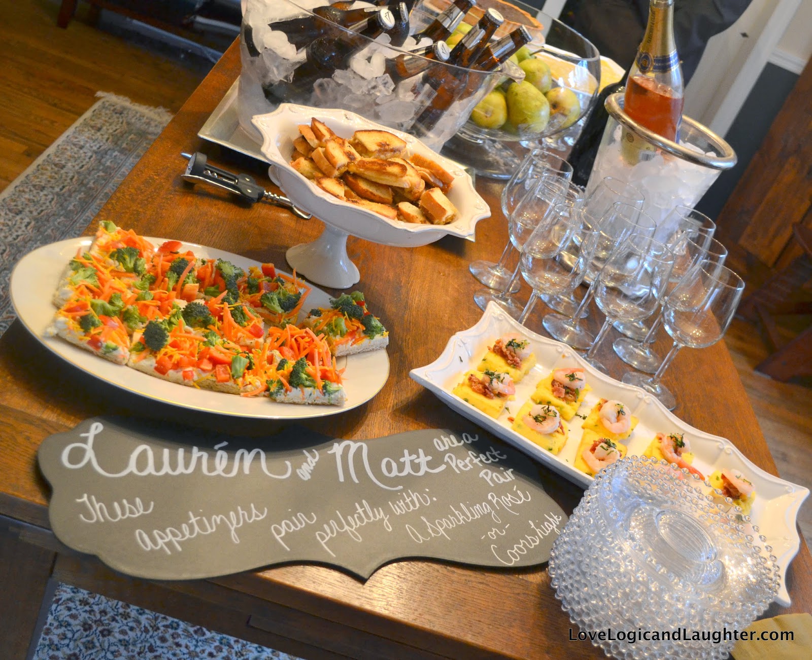 A Perfectly Paired Menu For A Perfect Pair - A Couples Shower Menu ...