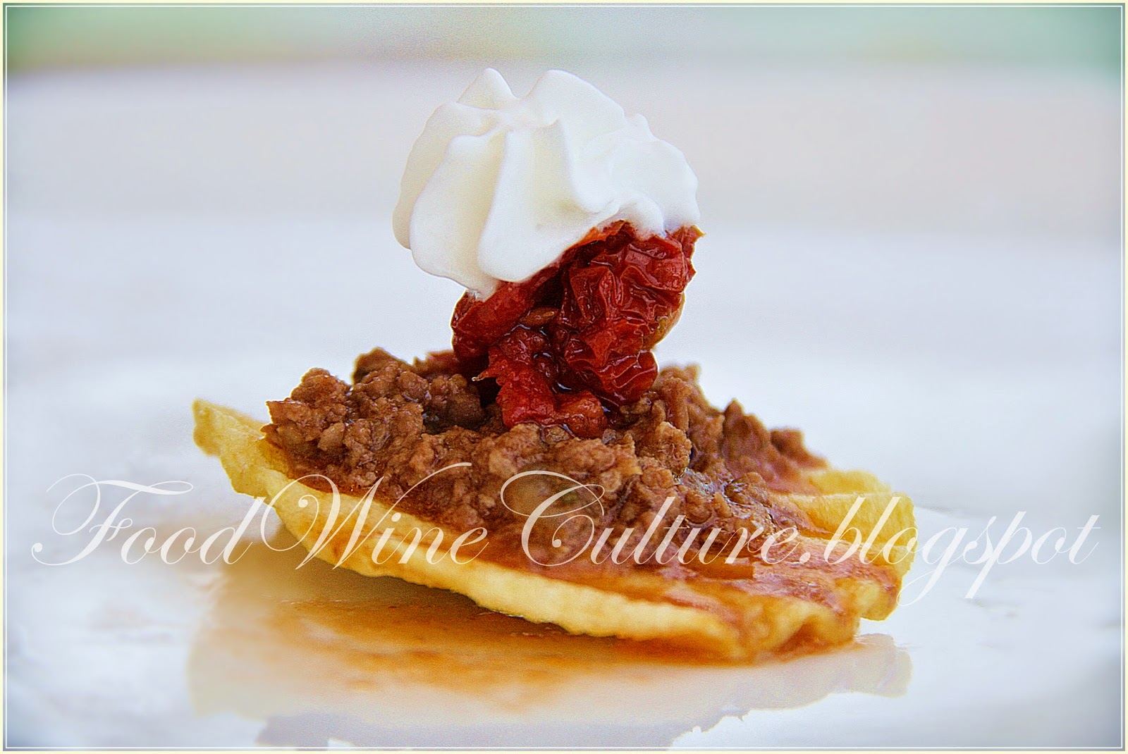 Ragu di Capriolo con Tartare di Pomodorini Pachino e Ricciolo di Panna ...