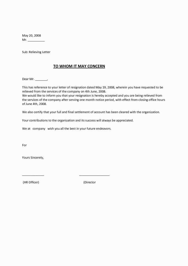 Resume Closing Statement ~ Certificate Letter