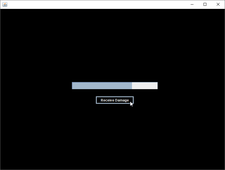 Java Code Sample Create A Health Bar With Jprogressbar Ryisnows Programming Blog