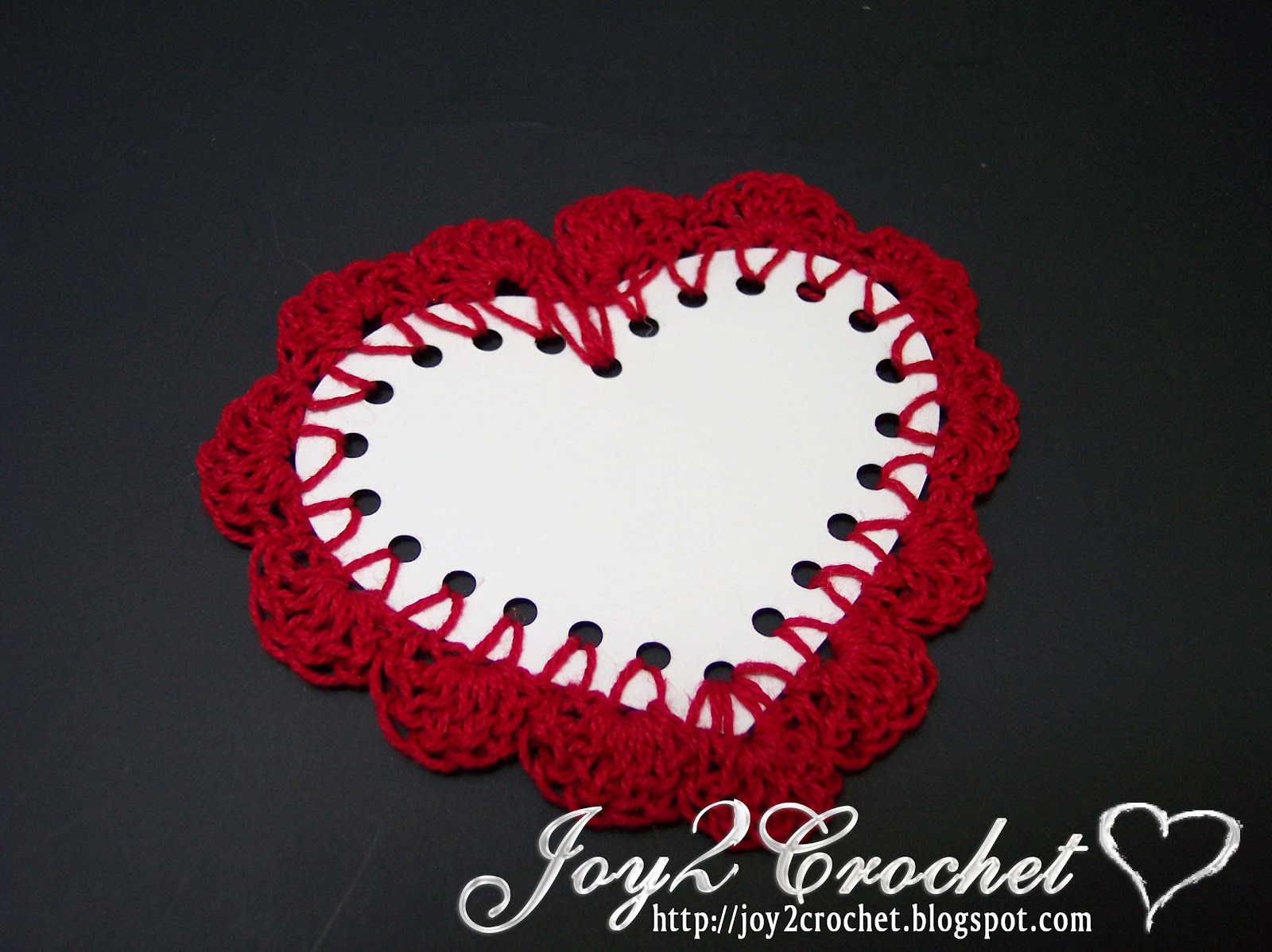 Joy 2 Crochet: Crochet Paper Valentines Edging
