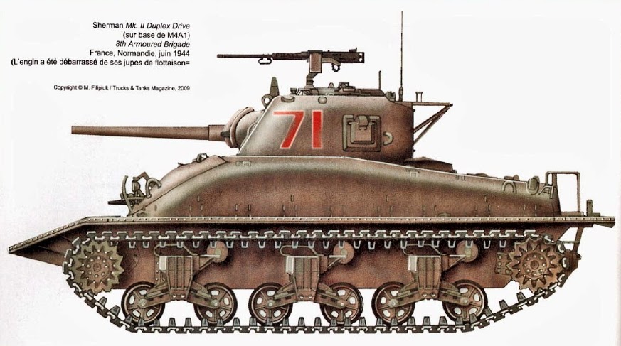Allied Tanks and Combat Vehicles of World War II: Sherman DD (Duplex ...