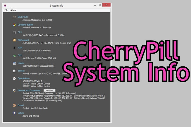 System Info - Δείτε πληροφορίες για το υλικό (hardware) του υπολογιστή σας