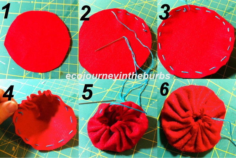 Eco Journey in the Burbs: DIY Felt Poppy Tutorial
