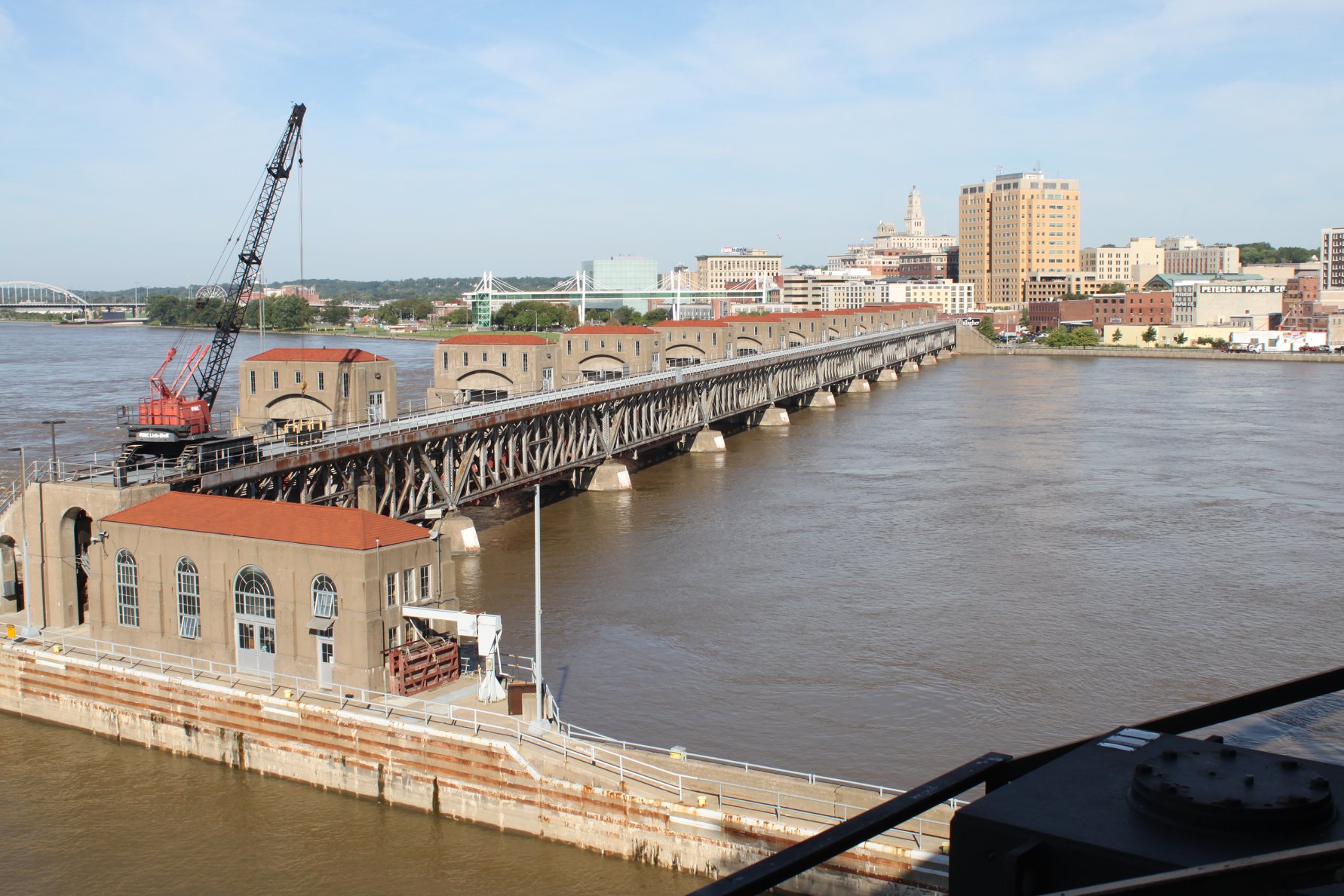 Industrial History: Flood of 2019: 1860s+1934 Lock and Dam #15, Rock ...