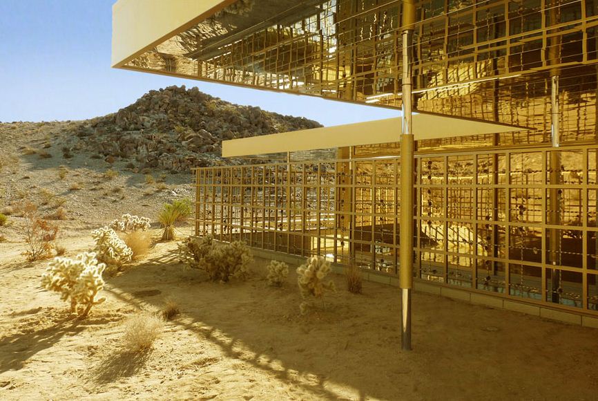 Orpostal: Design d'intérieur en or dans une maison dorée Extérieur