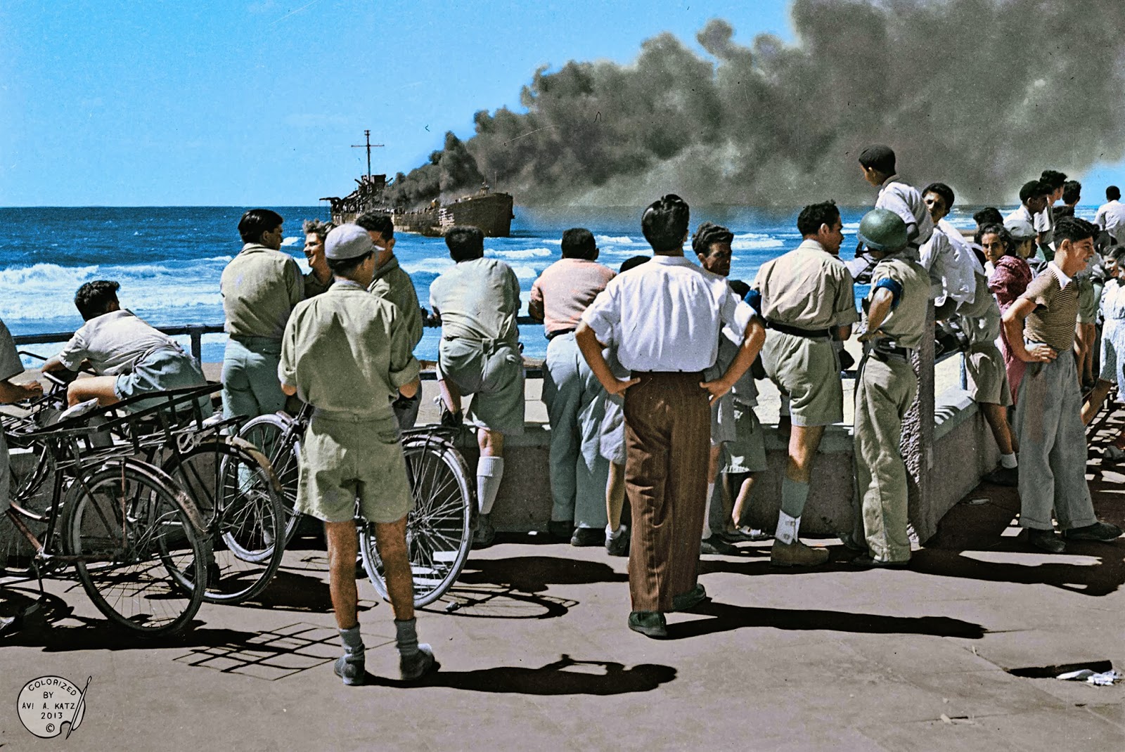 1948. The shelling of the 'Altalena"