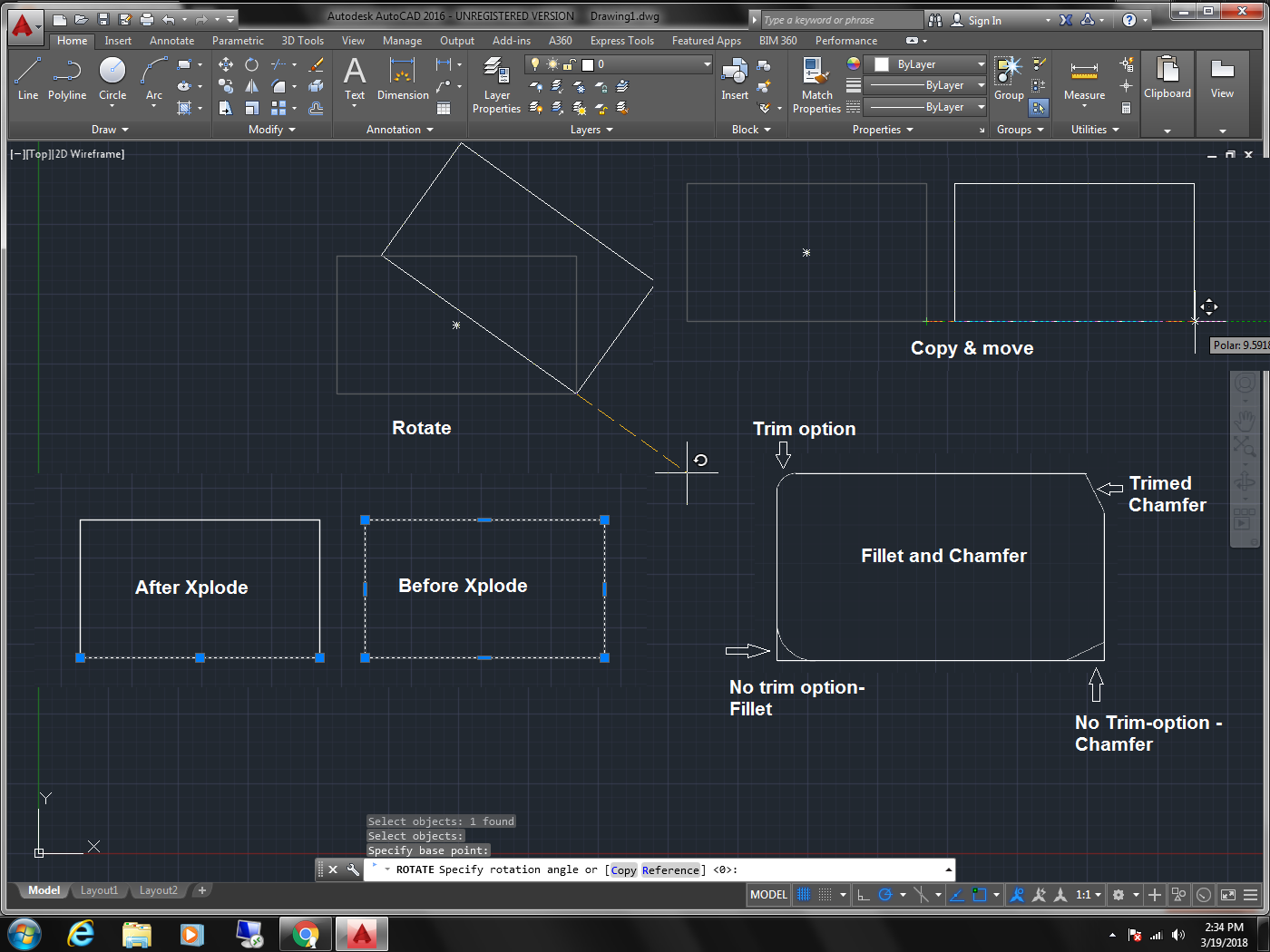 Auto Cad Modify Command Practice Informational Encyclopedia