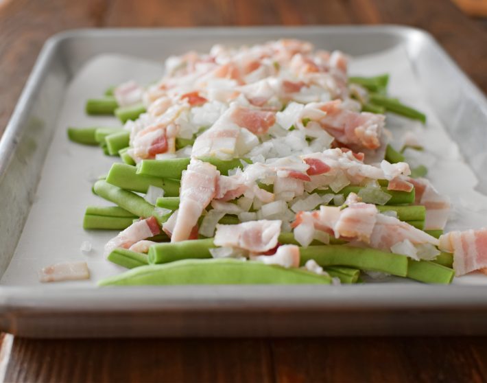 Vainitas (judías verdes) asadas | Bizcochos y Sancochos