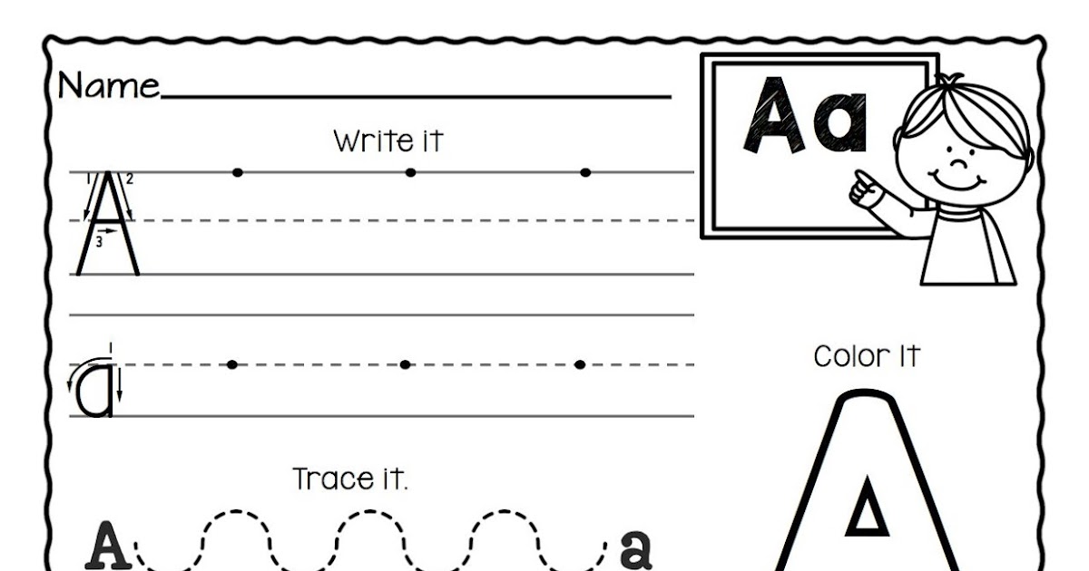 Preschool Letter Worksheets ~ Thankyou Letter
