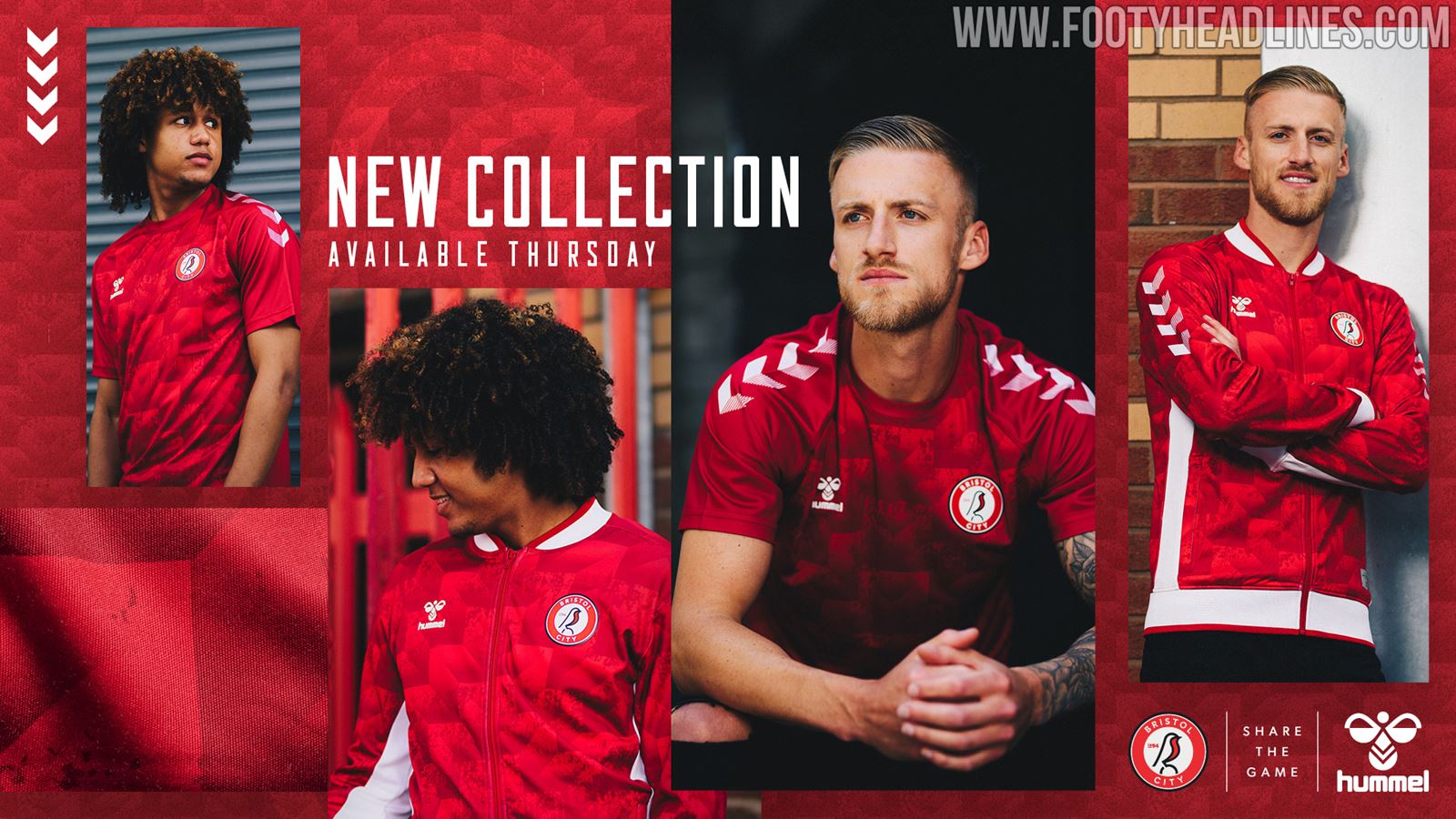 Adidas Rip-Off? Bristol City 20-21 Hummel Pre-Match Collection Revealed ...