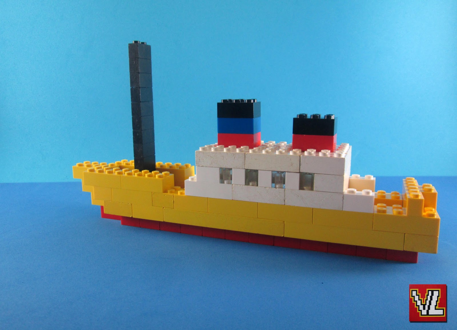 VIVOLEGO: Barco em LEGO vintage
