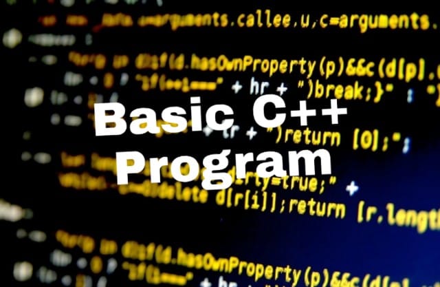 Basic C++ Program | First C++ Program | Techoutflow