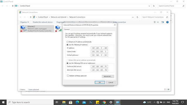 BITS 1313 Data Communication And Networking Project Group 11: TCP/IP Setting Manual