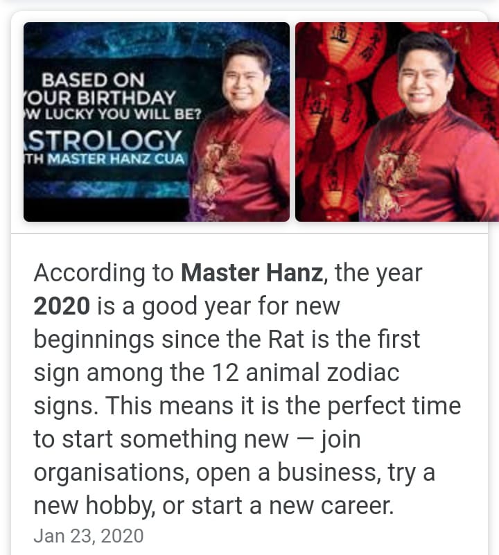 Master Hanz Cua: Still Up to His Feng Shui and Predictions? ~ Wazzup ...