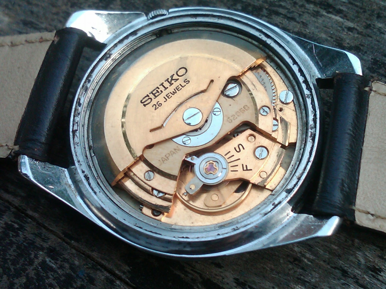 jam mbiyen ku lawas vintage: SEIKO SEIKOMATIC 26jewels 6206-8040 ( SOLD )