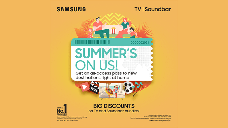 Samsung announces TV and Soundbar bundles for "Summer's on Us" promo