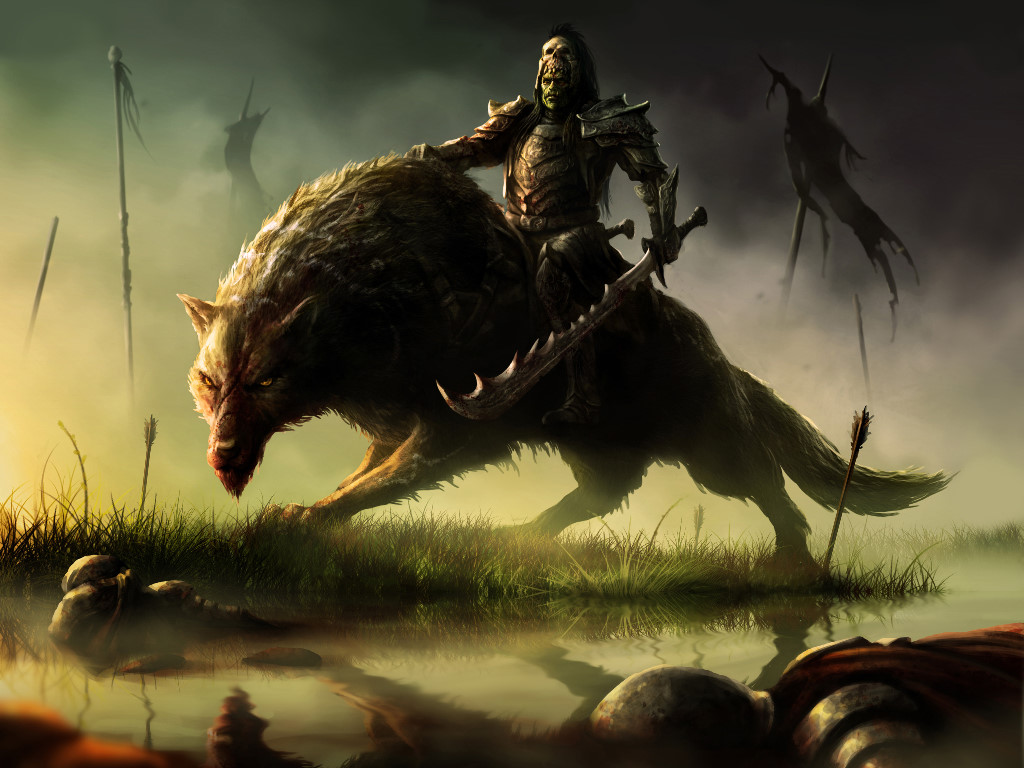 Warg Concept Art | J.R.R Tolkien - Enciclopédia Global™