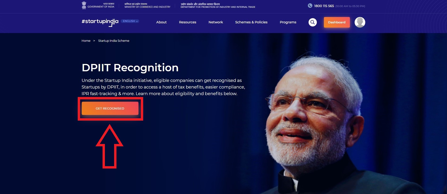 Indian Startup Recognition = 4 Step Process