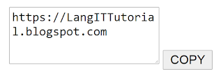 Cara Membuat Button COPY untuk Menyalin Teks pada Form Input dan ...