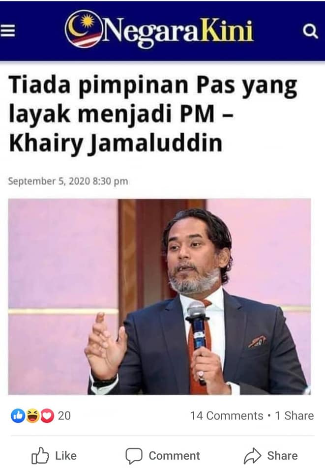 1Media.My: Pemimpin PAS Tak Layak Jadi PM... Ke mana Halatuju Khairi ... 1Media.My: Pemimpin PAS Tak Layak Jadi PM... Ke mana Halatuju Khairi ...
