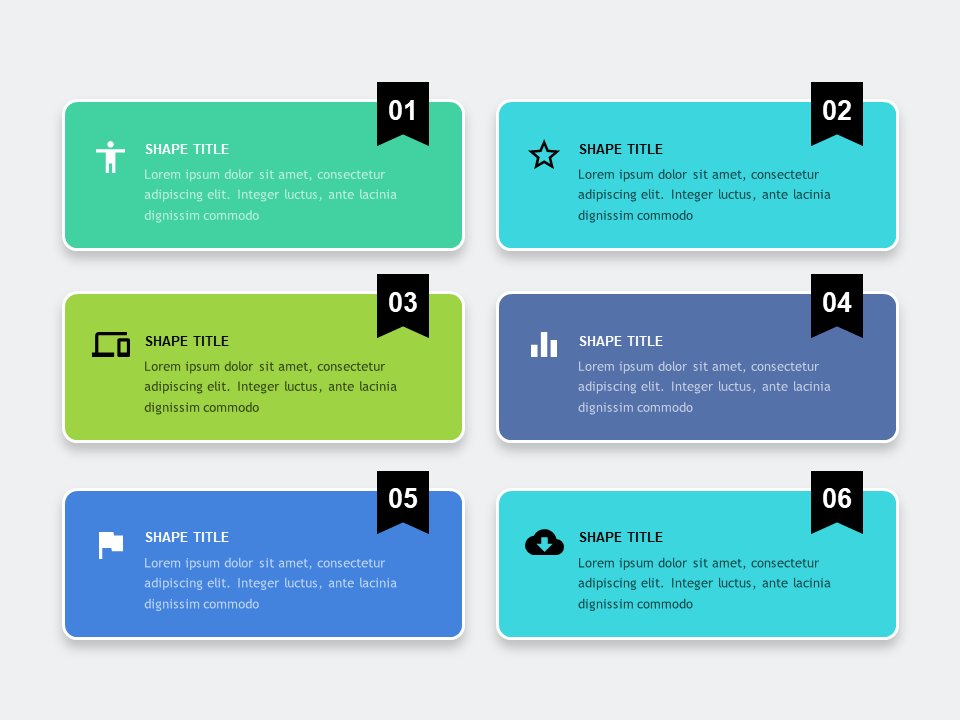 Bookmark Box PowerPoint Templates - PowerPoint Free Bookmark Box PowerPoint Templates - PowerPoint Free