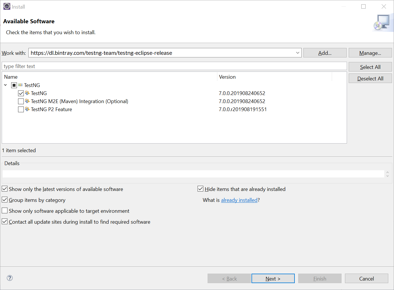 How to install TestNG for Eclipse Plugin - H Y R Tutorials