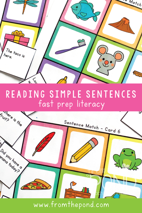 Reading Simple Sentences | From the Pond