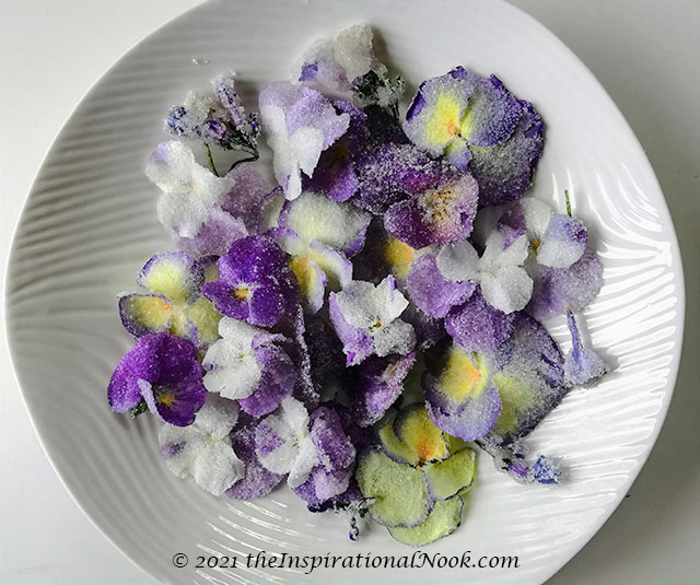 Candied Flowers | How to Make Edible Sugared Pansies