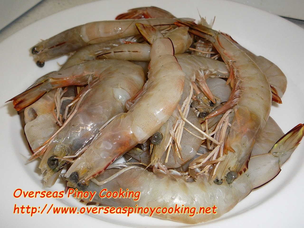 Prawns in Jufran Banana Ketchup and Chili Garlic Sauce