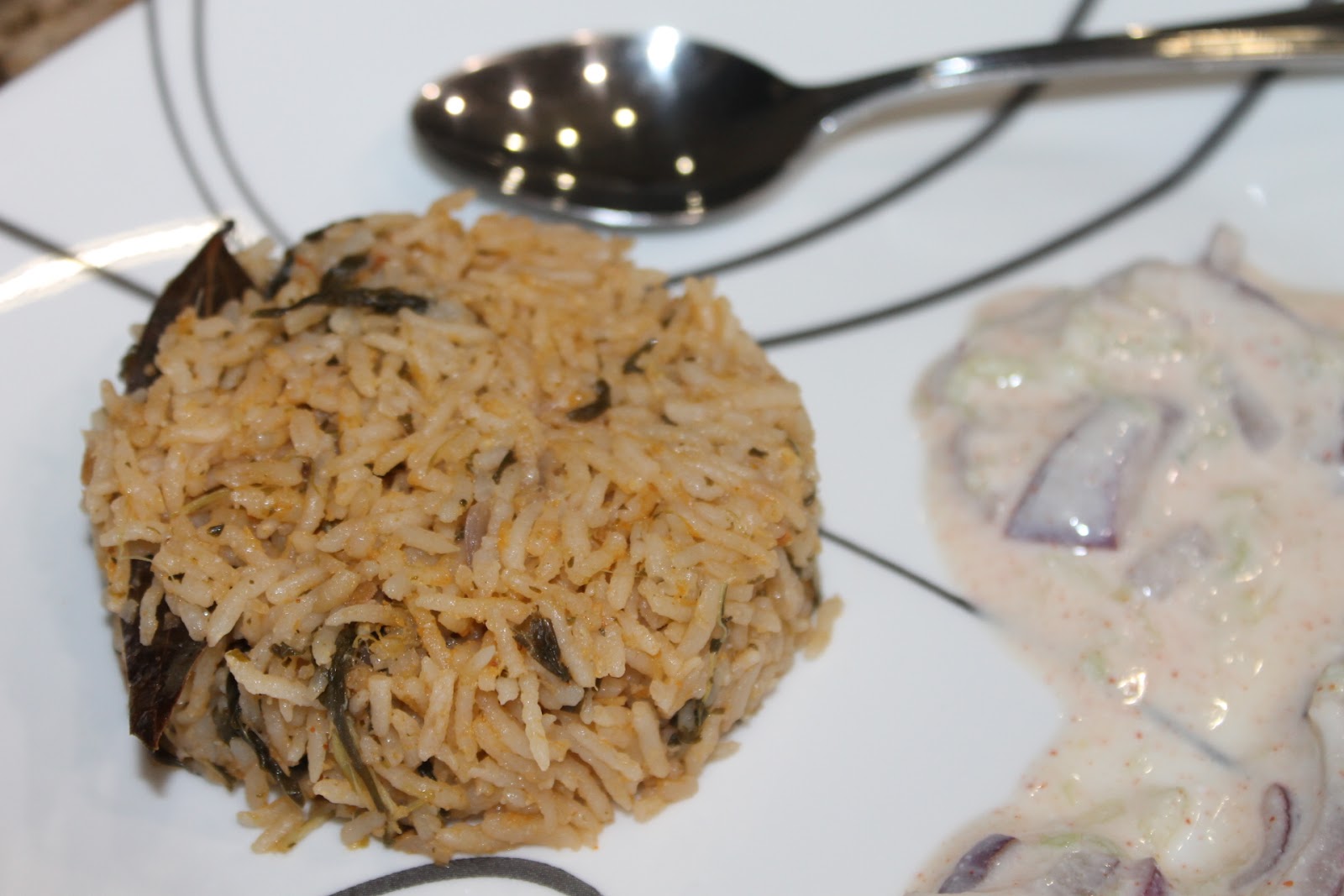 VineelaSiva: Kuska Rice/Plain Biryani/Amaranth Rice/Thotakoora Biryani
