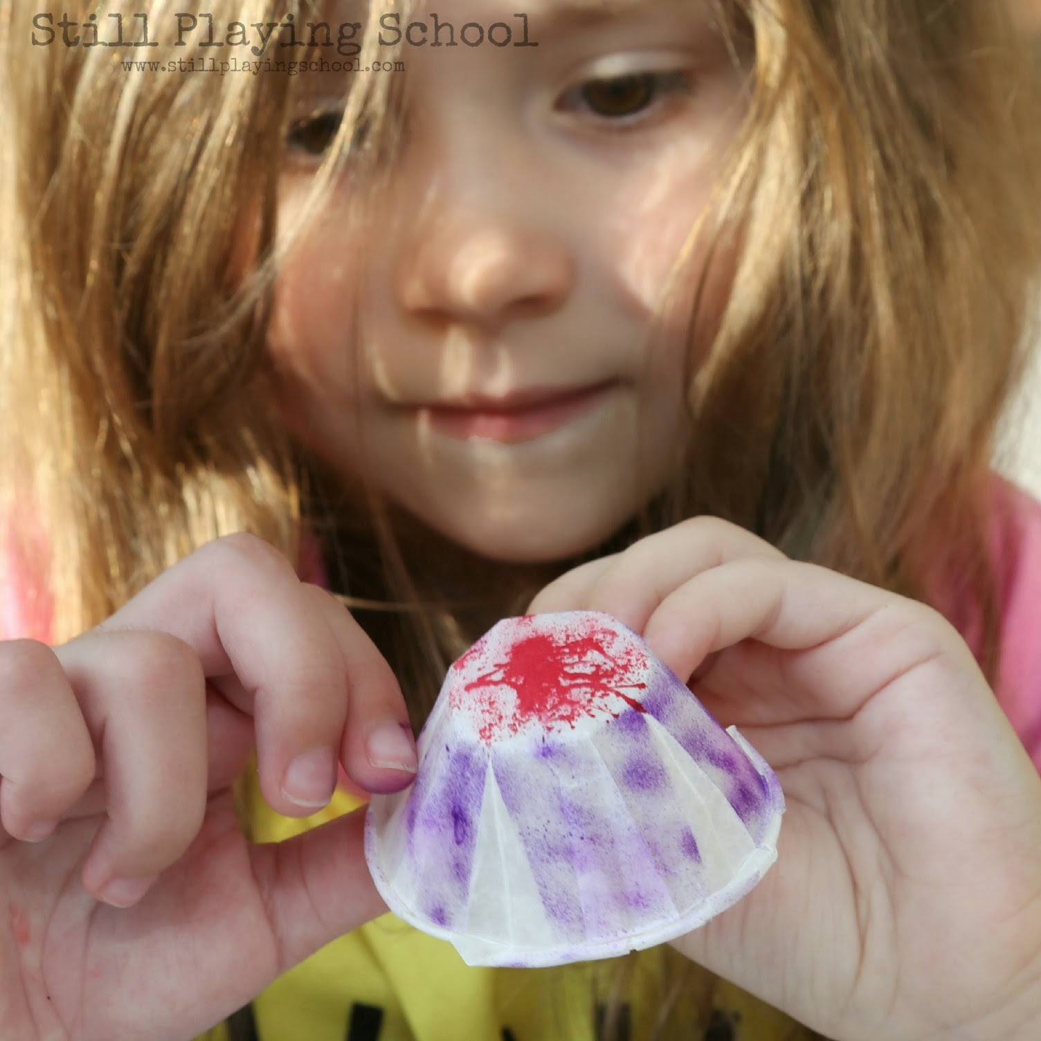 Condiment Cup Flower Craft | Still Playing School