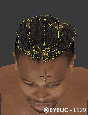 NBA 2K22 Split Braid Hair Model (Best For Modding Braid Hair) by L3