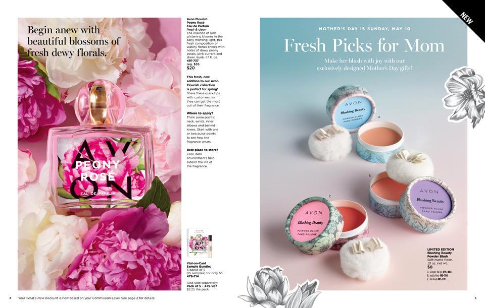 Avon What's New Campaign 9 2020 - Promoting Avon Online - "Team Optimism"