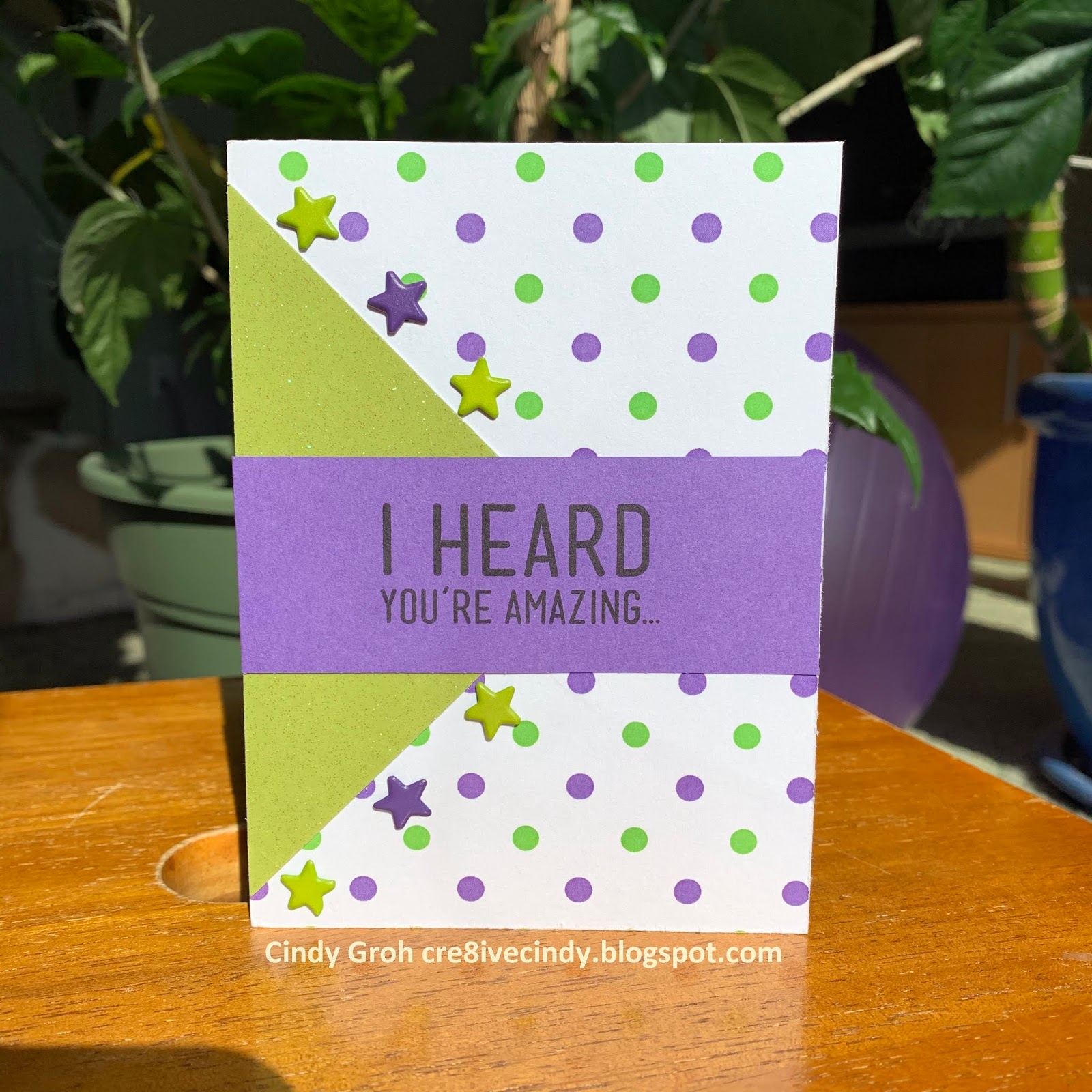 Cre8iveCindy: You're amazing Card