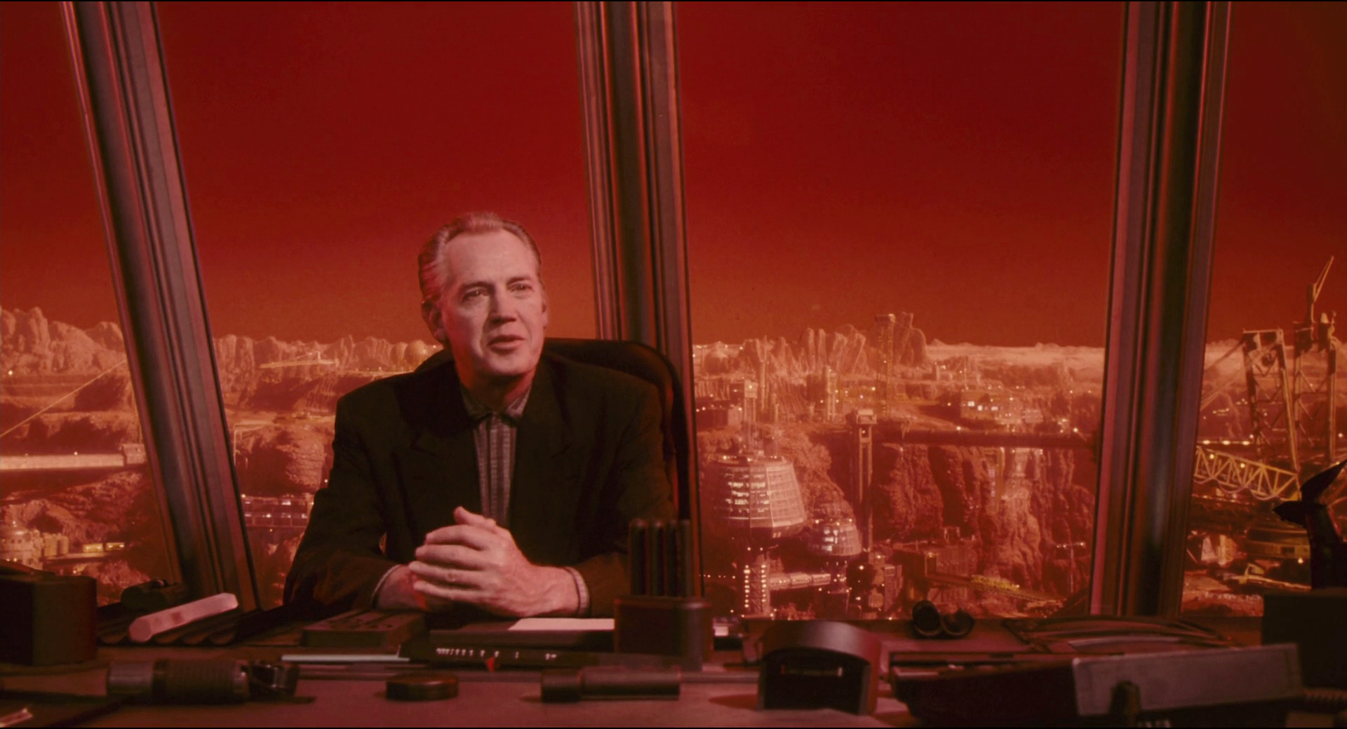 Incredible miniatures for Total Recall (1990) Martian landscapes ...