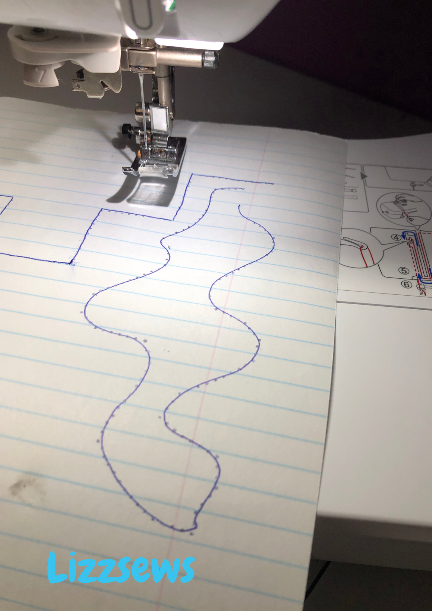Learning To Sew: Sewing On Paper Part One No Thread