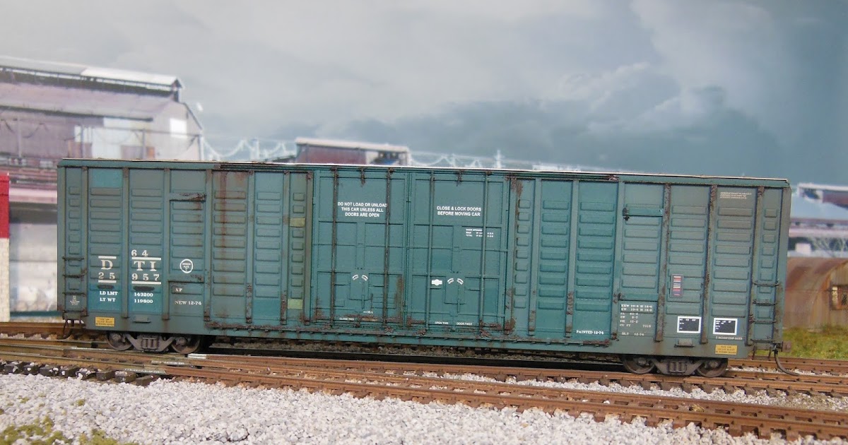 JSSX Railway: DT&I Waffle Boxcar