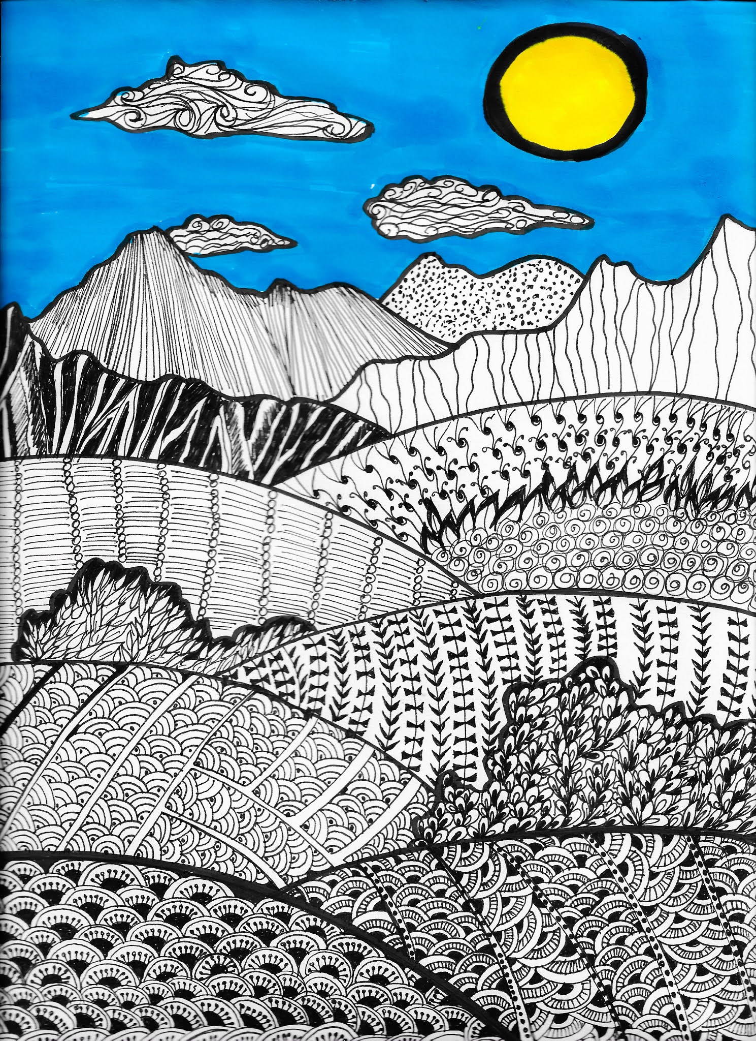 Zentangle art