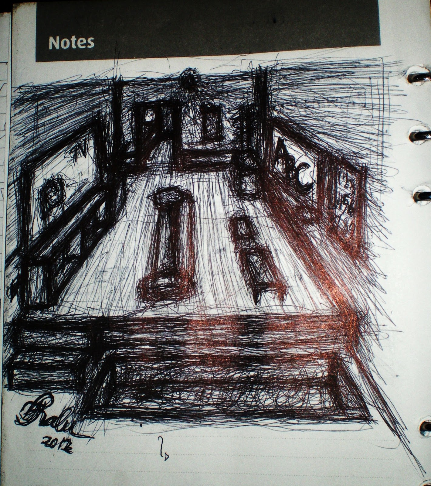 Thalia Maudina's Chefd'oeuvre: Opened Door (One point perspective ...