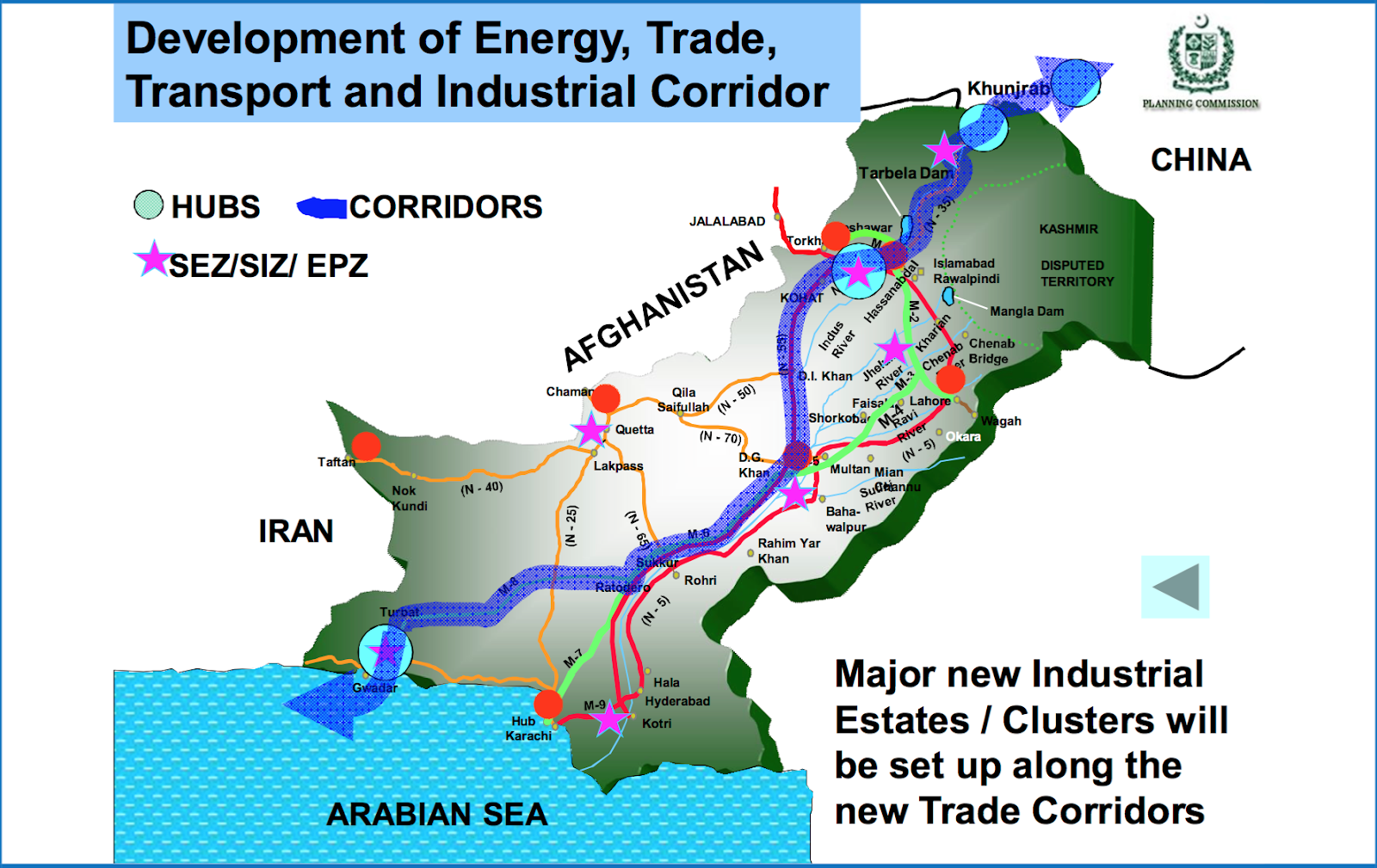 Geography of China Pakistan Economic Corridor (CPEC)