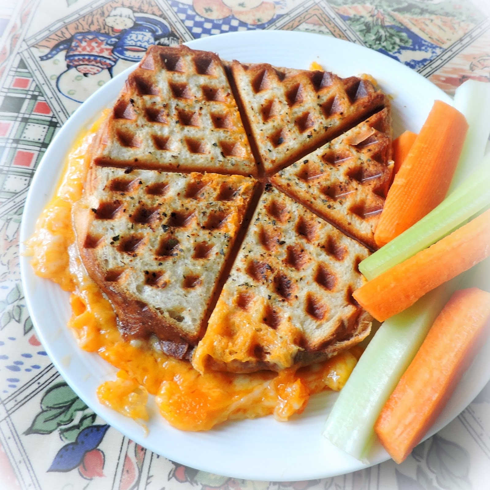 Waffled Grilled Cheese | The English Kitchen