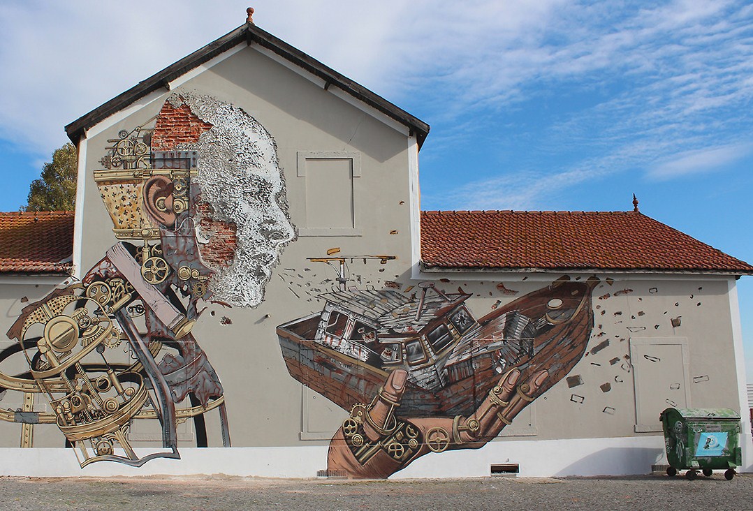 Beco das Barrelas: O melhor de Vhils está exposto em Lisboa