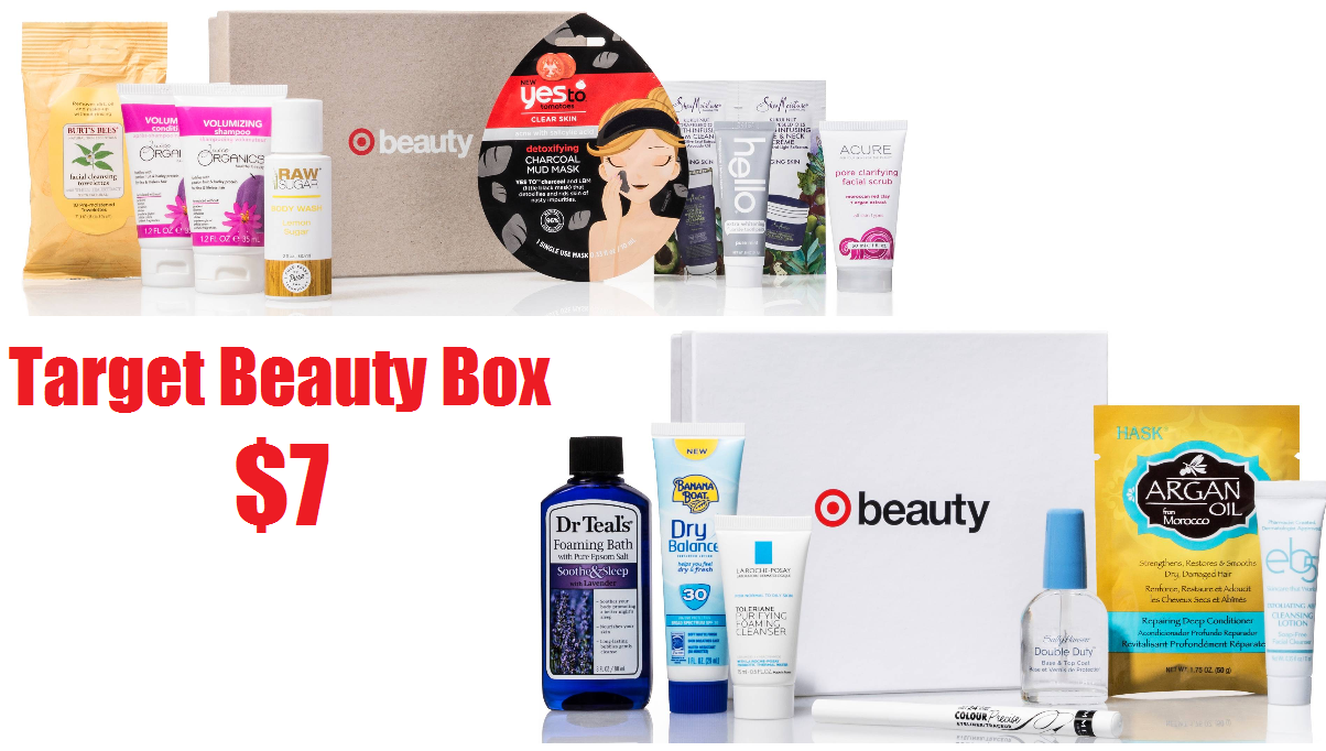 Target Beauty Women's Sample Box $7 + Free Shipping - 2 Boxes Available ...