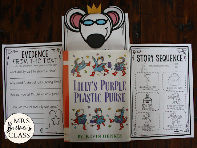 Lilly's Purple Plastic Purse | Book Study and Craftivity | Mrs. Bremer ...