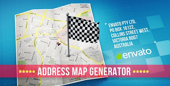 3D Map Pin Animation - After Effects Template